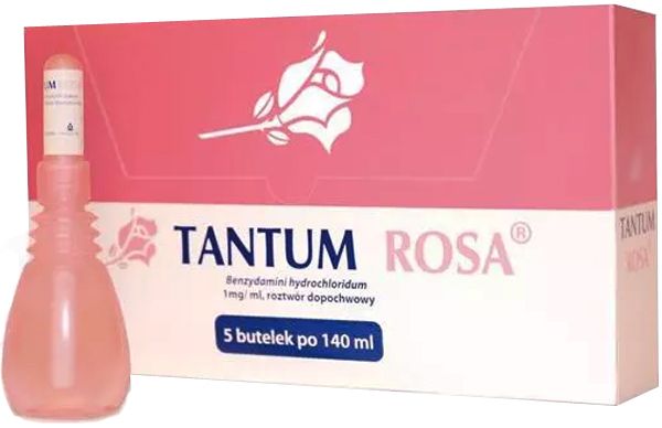 Tantum Rosa 1 мг/мл розчин вагінальний - 5 х 140 мл - купити в Україні